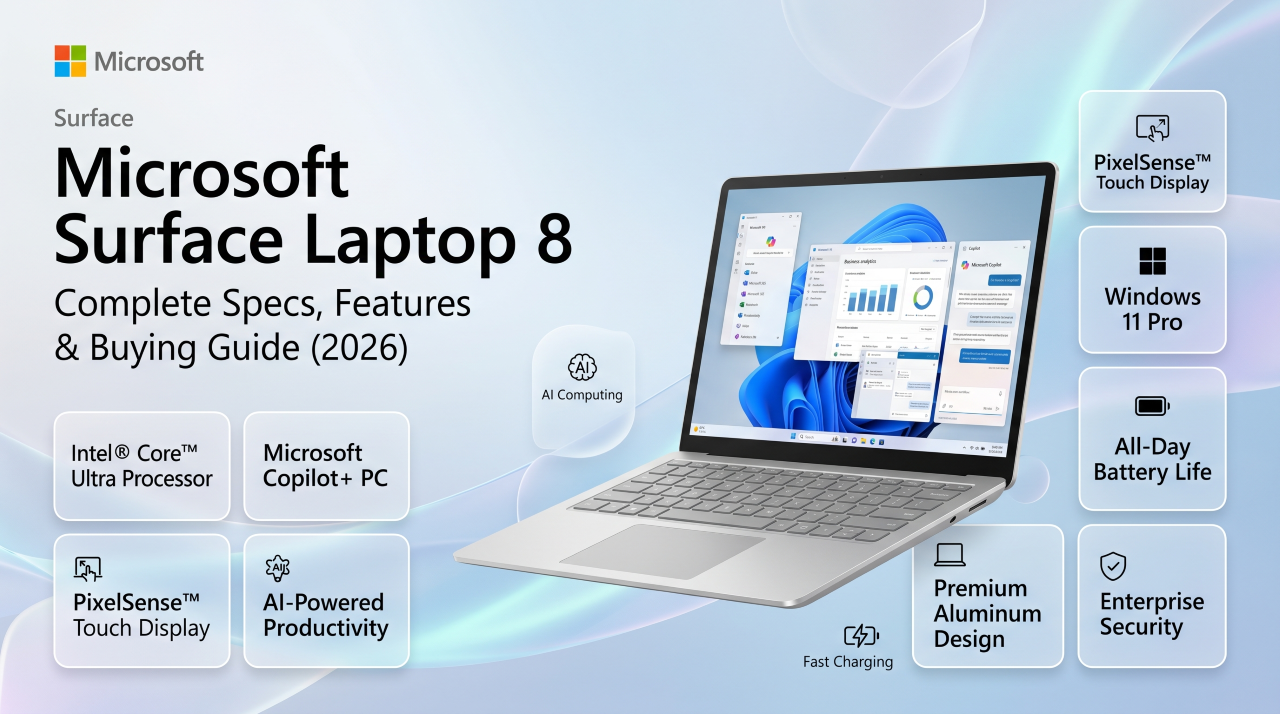 Microsoft Surface Laptop 8 – Specs, Features & Buying Guide 2026 ...